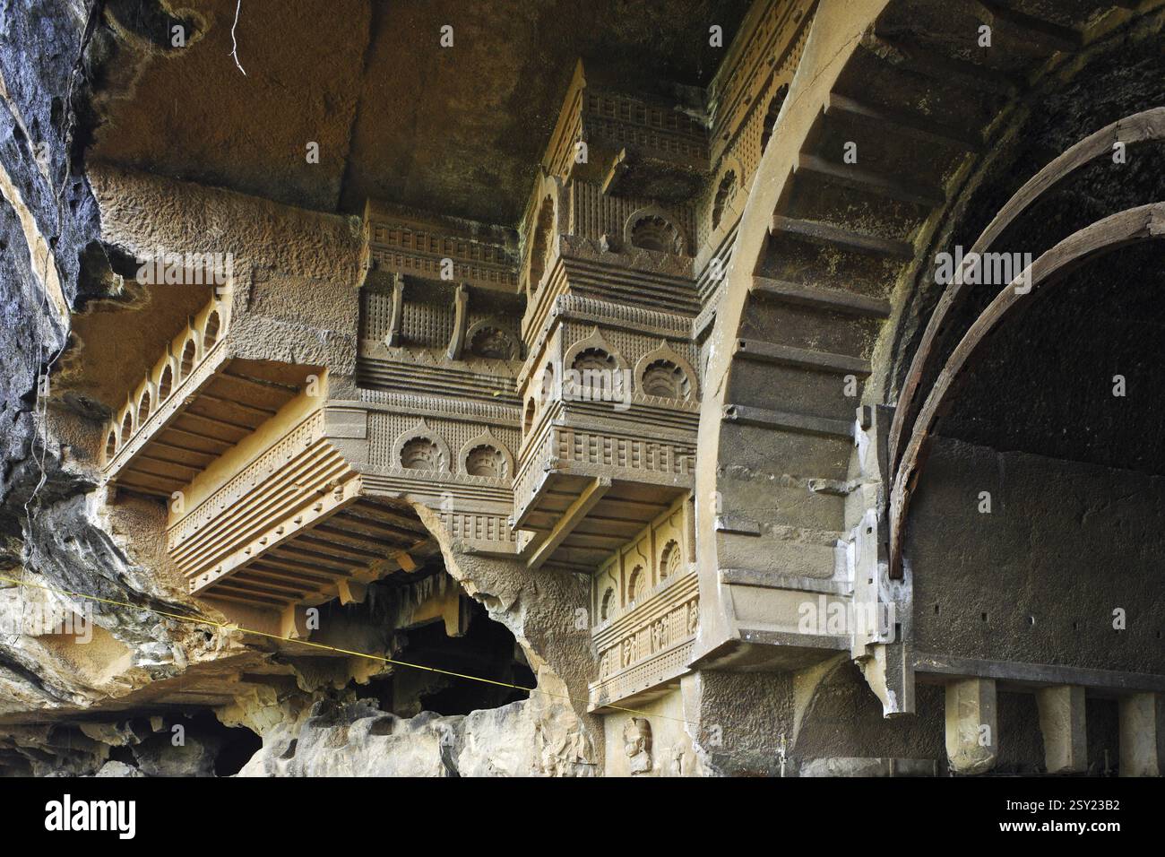 Kondana buddhist caves, karjat, raigad, maharashtra, india, asia Stock ...