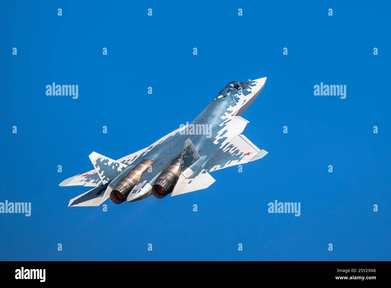 Sukhoi Su-57 "Felon" fifth generation fighter Stock Photo - Alamy