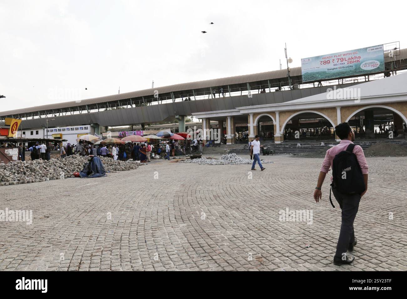 Mira Road East railway station, Mumbai, Maharashtra, India, Asia Stock ...