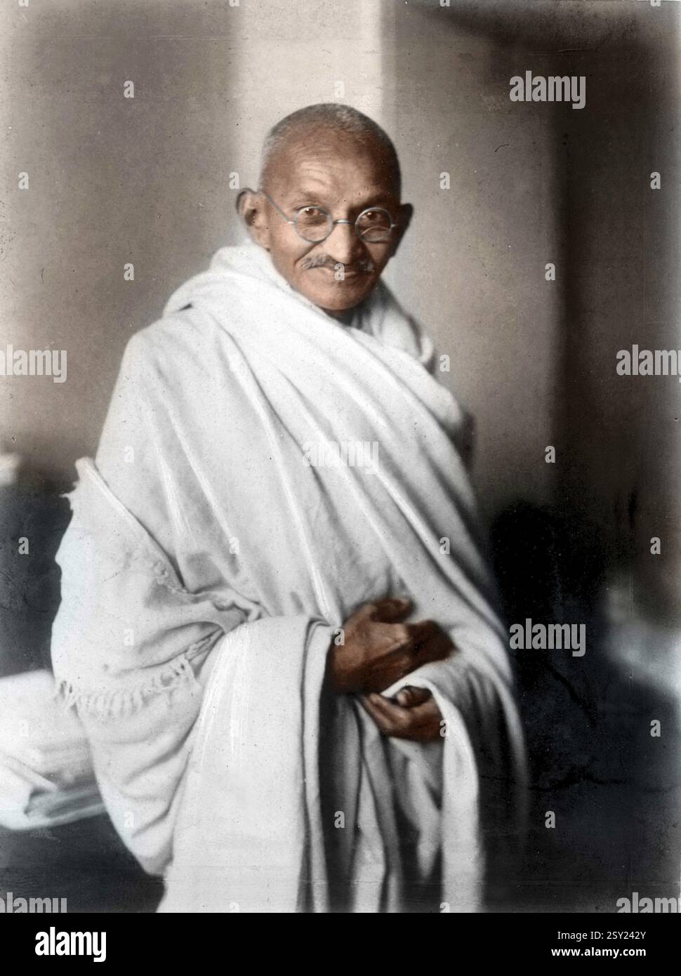 Mahatma gandhi in london 1931 hi-res stock photography and images - Alamy
