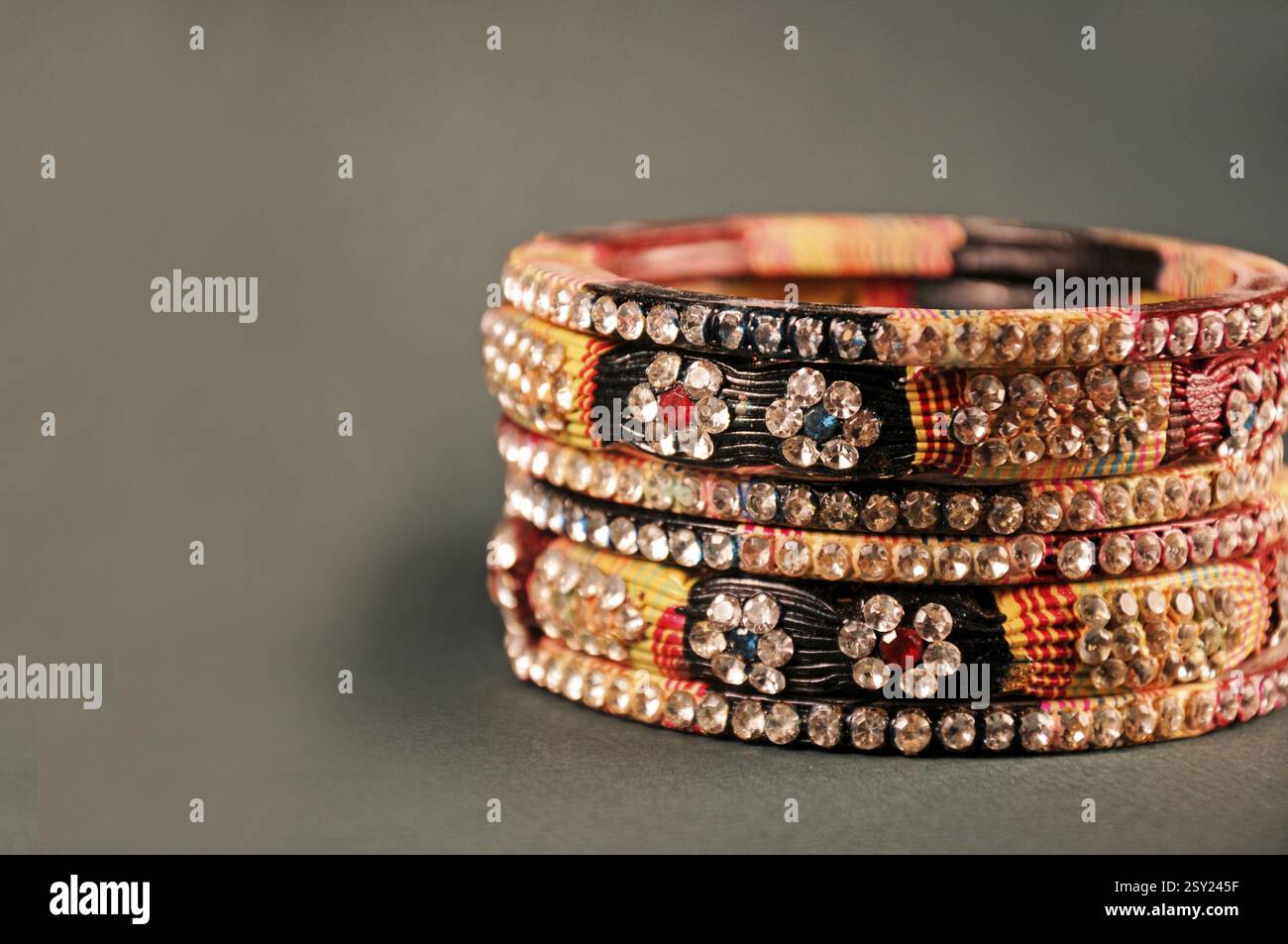 Indian Lac bangles, Indian Traditional jewelry Stock Photo - Alamy