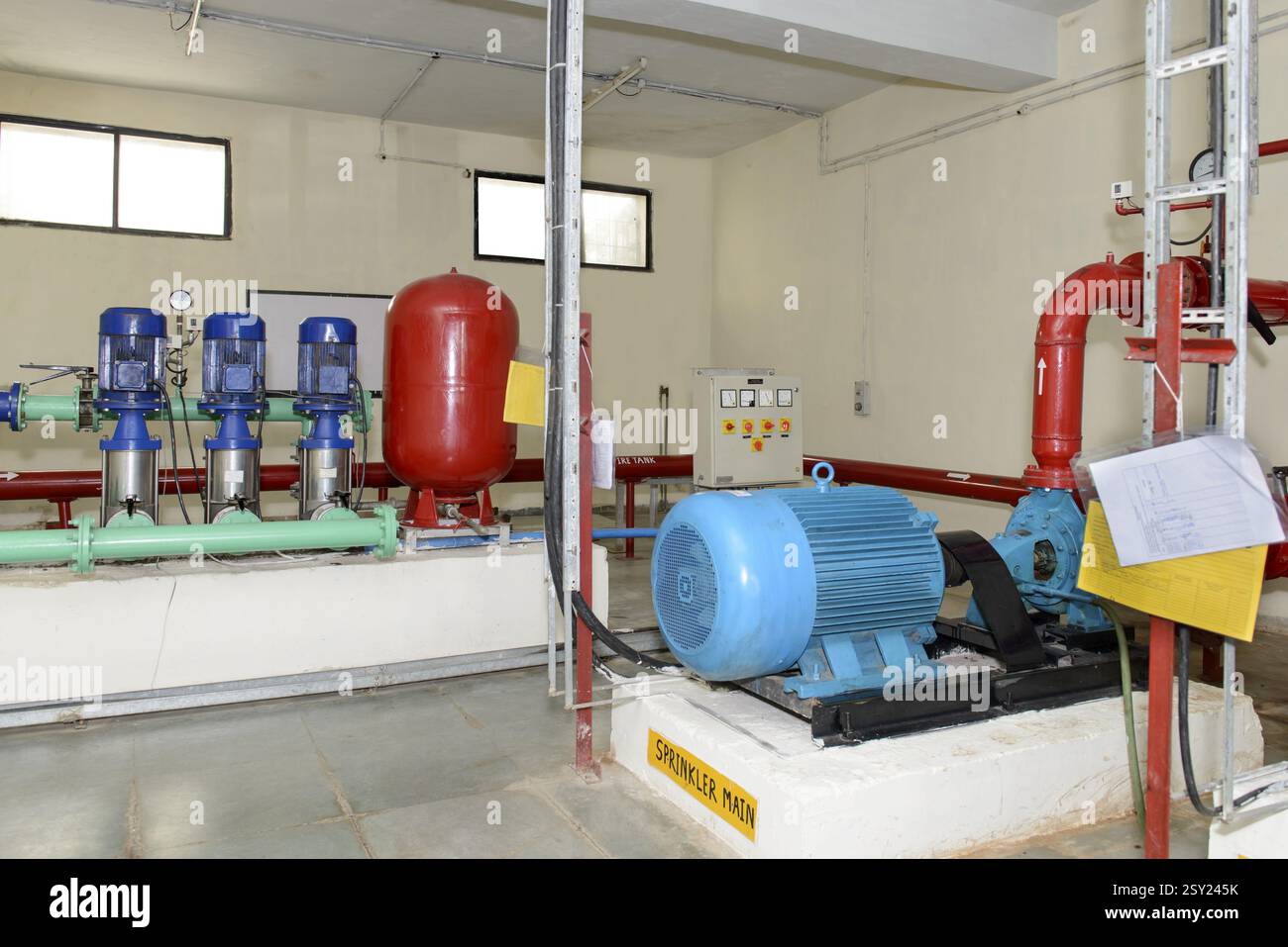 Water pump room, india, asia Stock Photo - Alamy