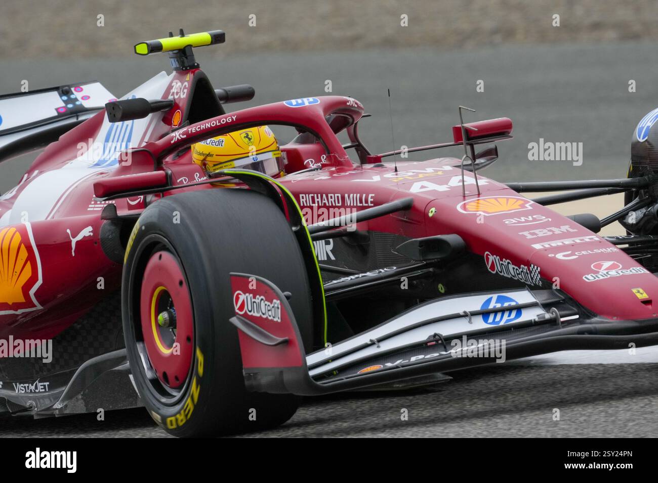 Sakhir, Bahrain. 26 Feb, 2025. Lewis Hamilton, during the Formula 1 ...