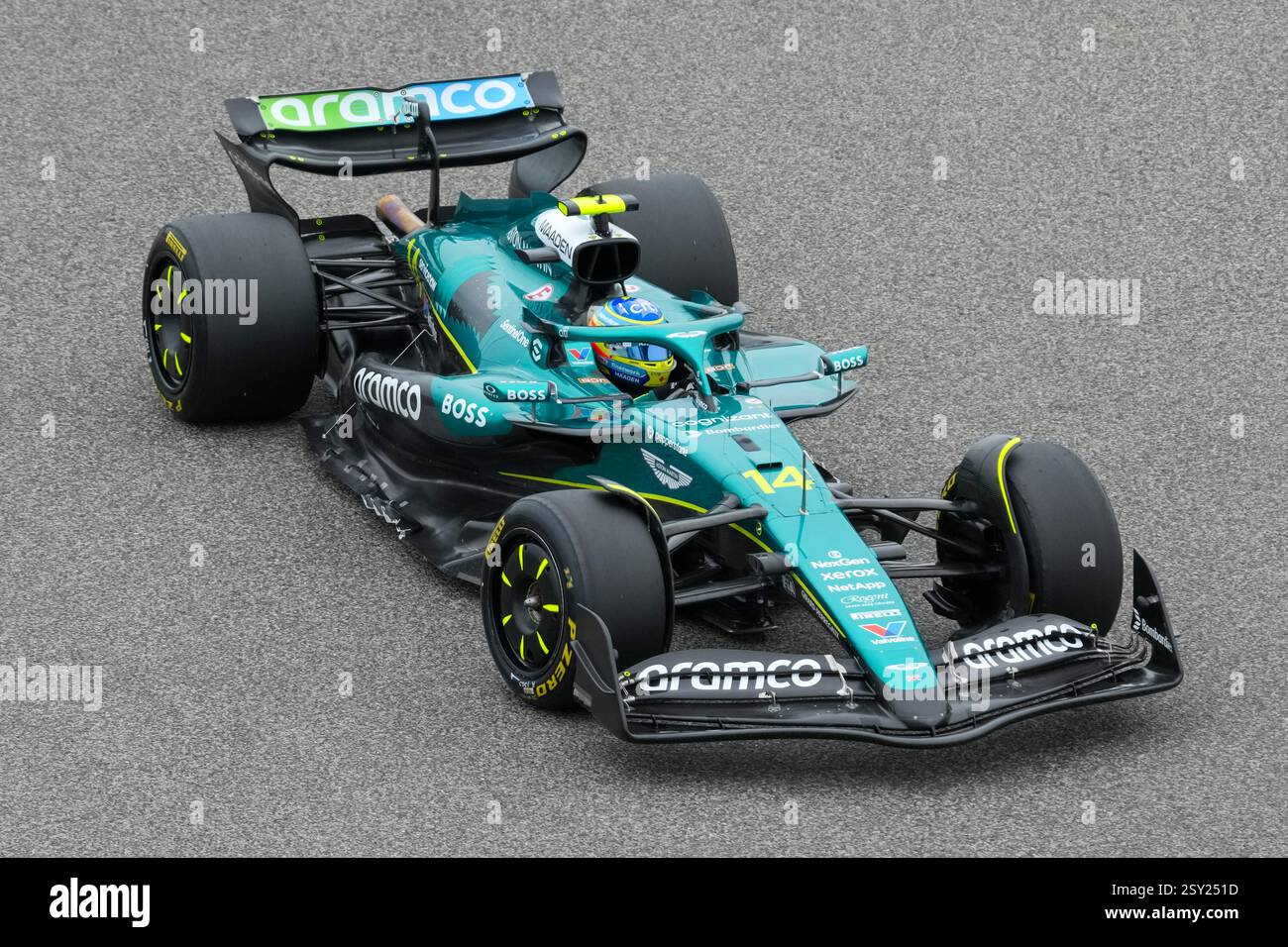 Sakhir, Bahrain. 26 Feb, 2025. Fernando Alonso, during the Formula 1 ...