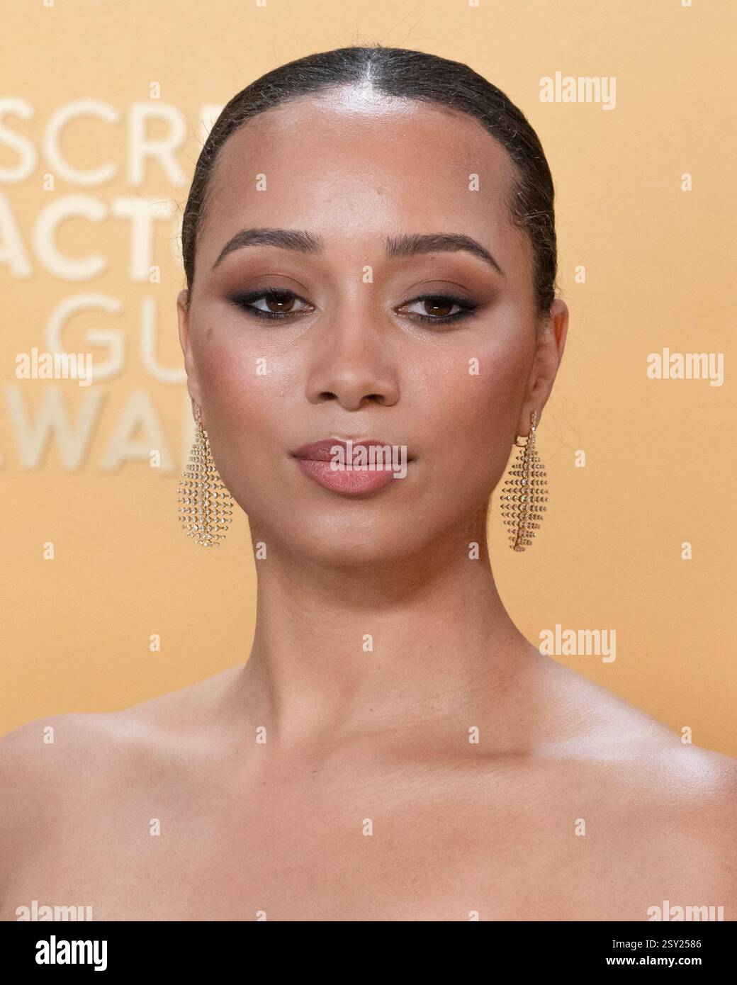 February 23, 2025, Los Angeles, California, USA: Emma Naomi attends the ...