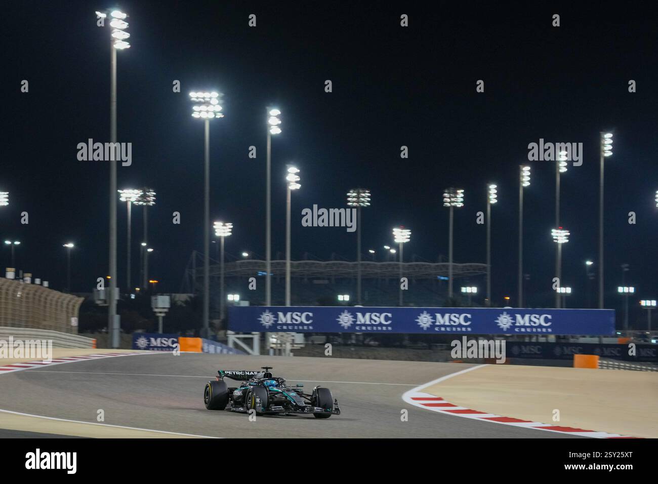 Sakhir, Bahrain. 26 Feb, 2025. George Russell, during the Formula 1 ...