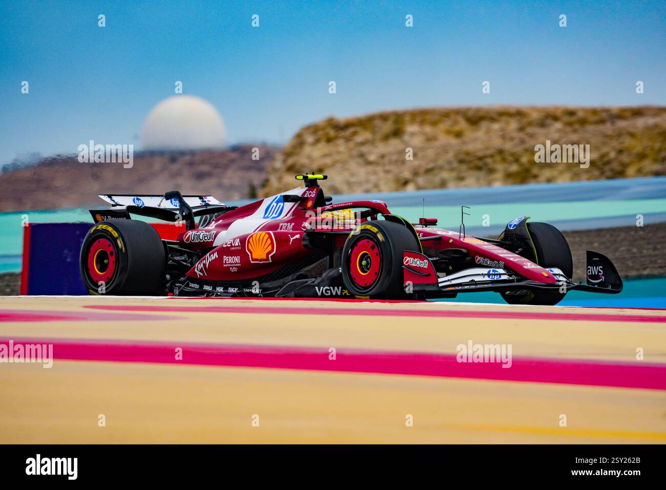Sakhir, Bahrain. 26 Feb, 2025. Lewis Hamilton, during the Formula 1 ...