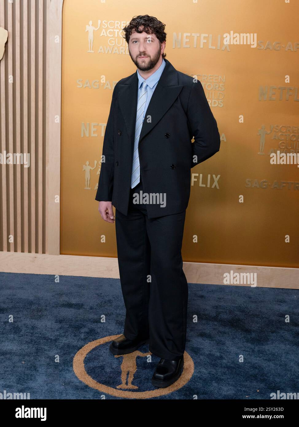 February 23, 2025, Los Angeles, California, USA: Adam Silver attends ...