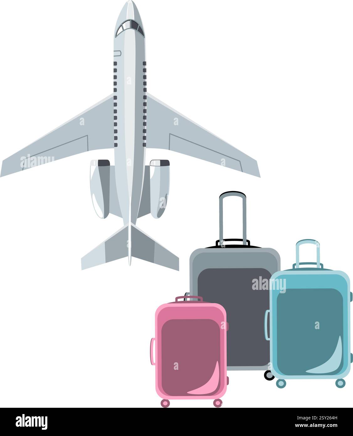 Flight trace Stock Vector Images - Alamy