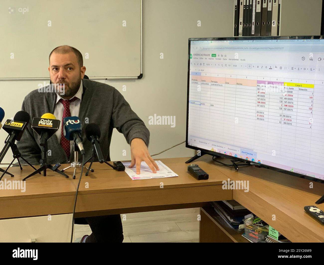 ESTEBAN GUARDERAS ALLEGED ELECTORAL FRAUD Quito, Wednesday, February 26 ...