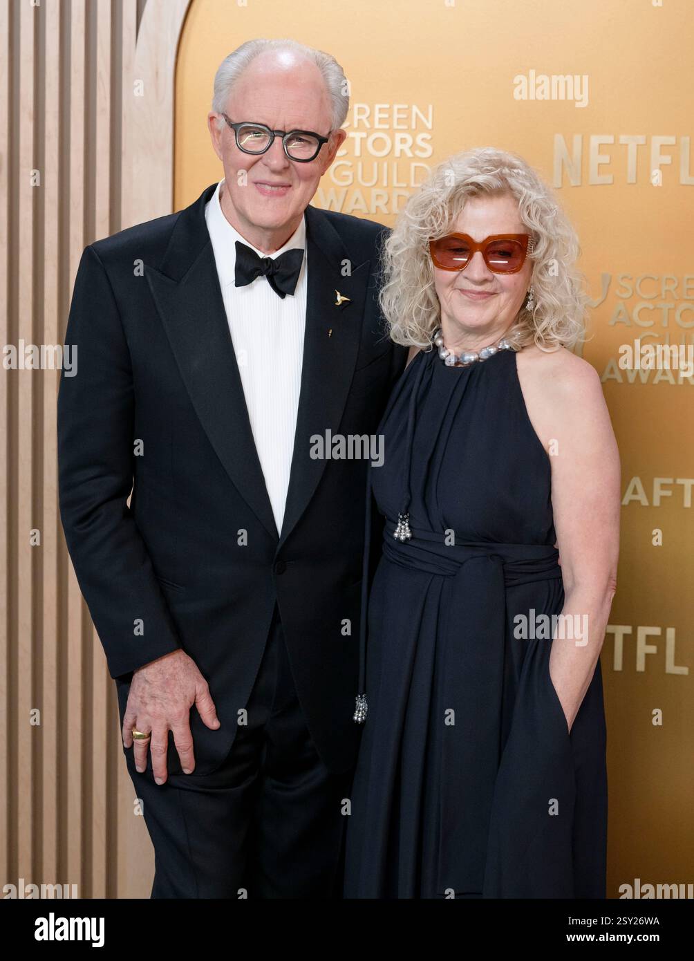 February 23, 2025, Los Angeles, California, USA: John Lithgow and Mary ...