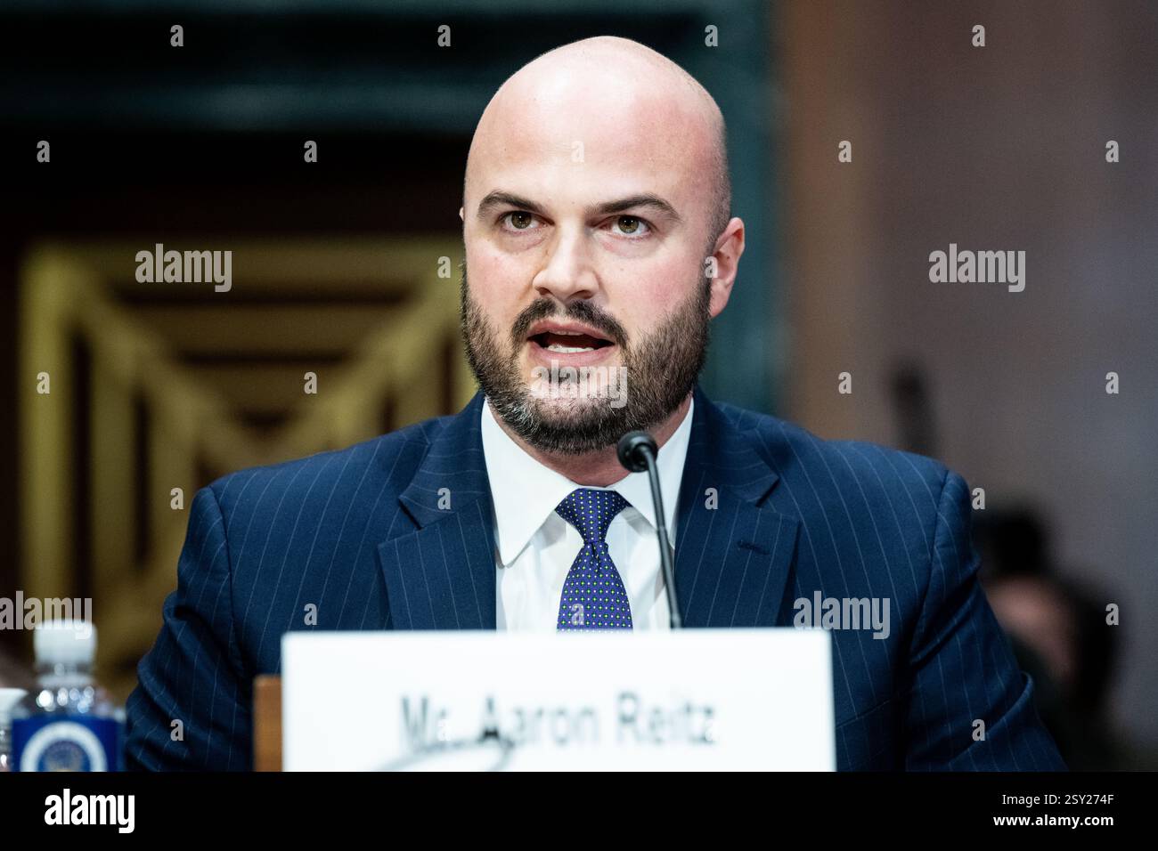 Washington, United States. 26th Feb, 2025. Aaron Reitz, nominee to be ...