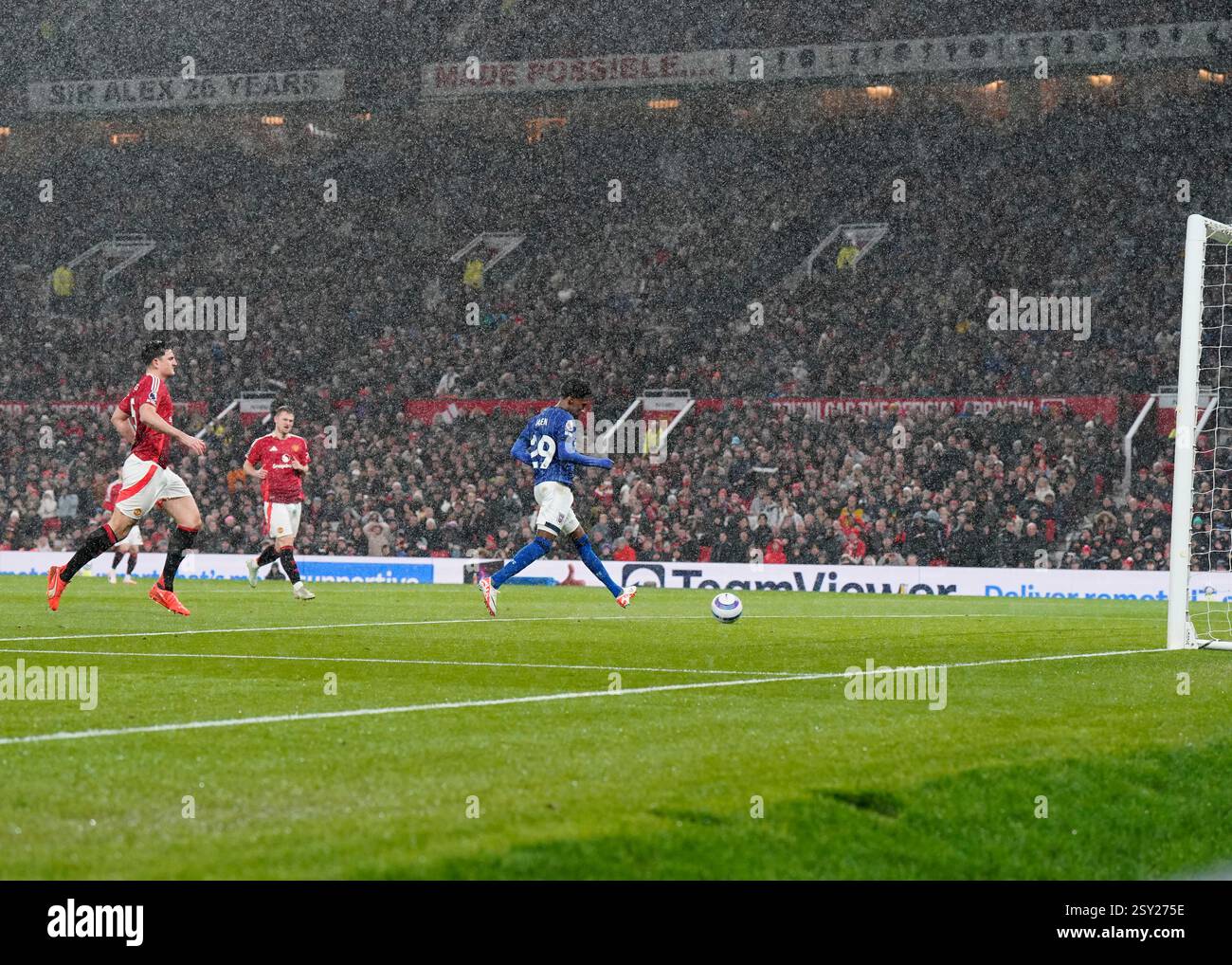 Manchester, UK. 26th Feb, 2025. Jaden Philogene-Bidace of Ipswich Town ...