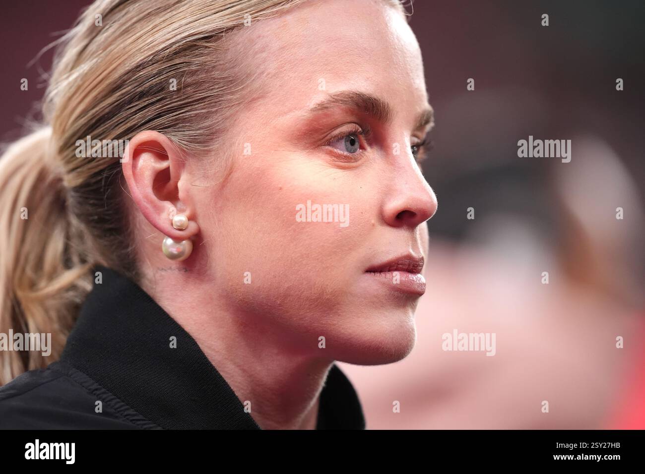 English middle-distance runner and Olympian Keely Hodgkinson before the ...