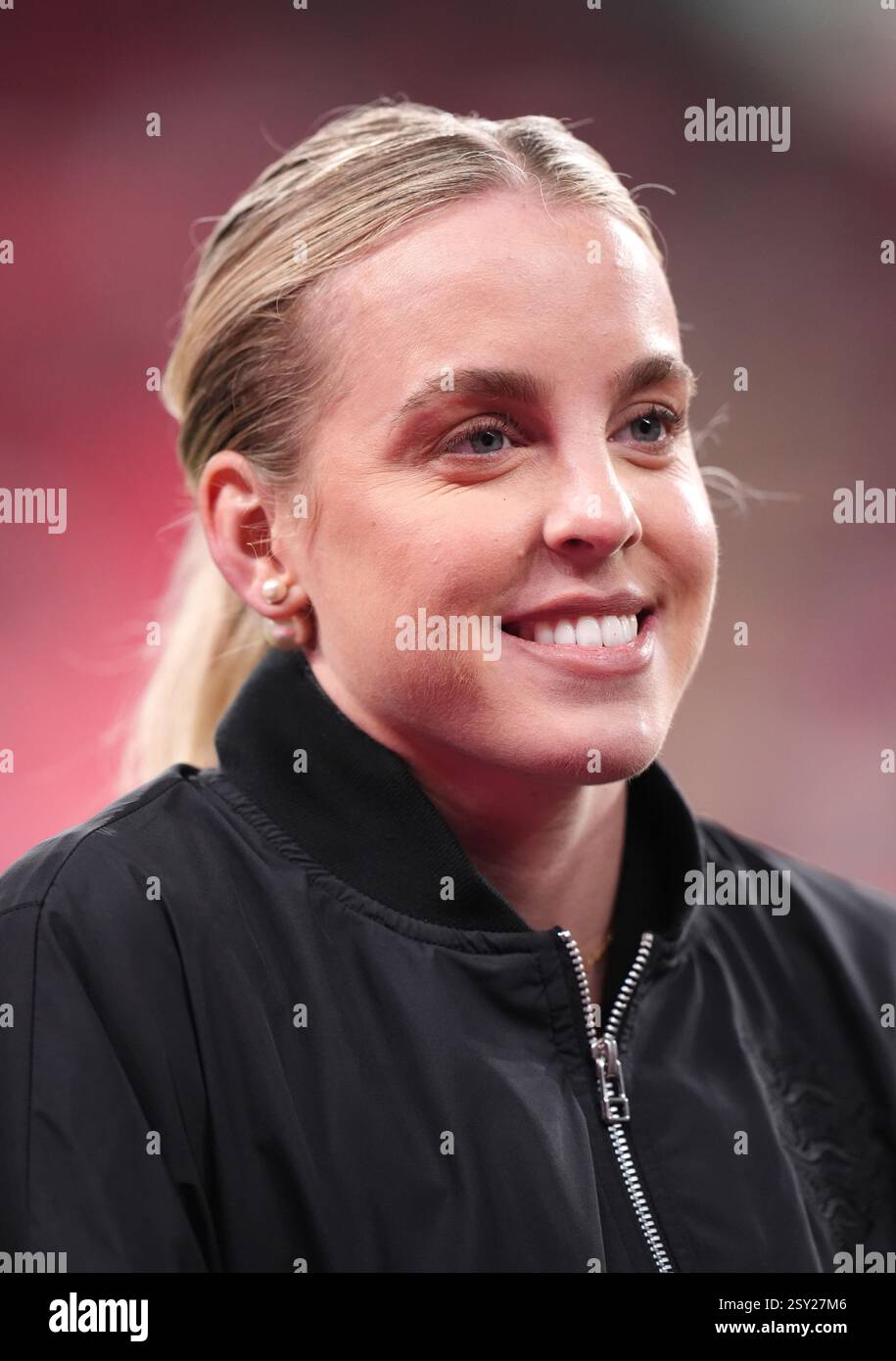 English middle-distance runner and Olympian Keely Hodgkinson before the ...