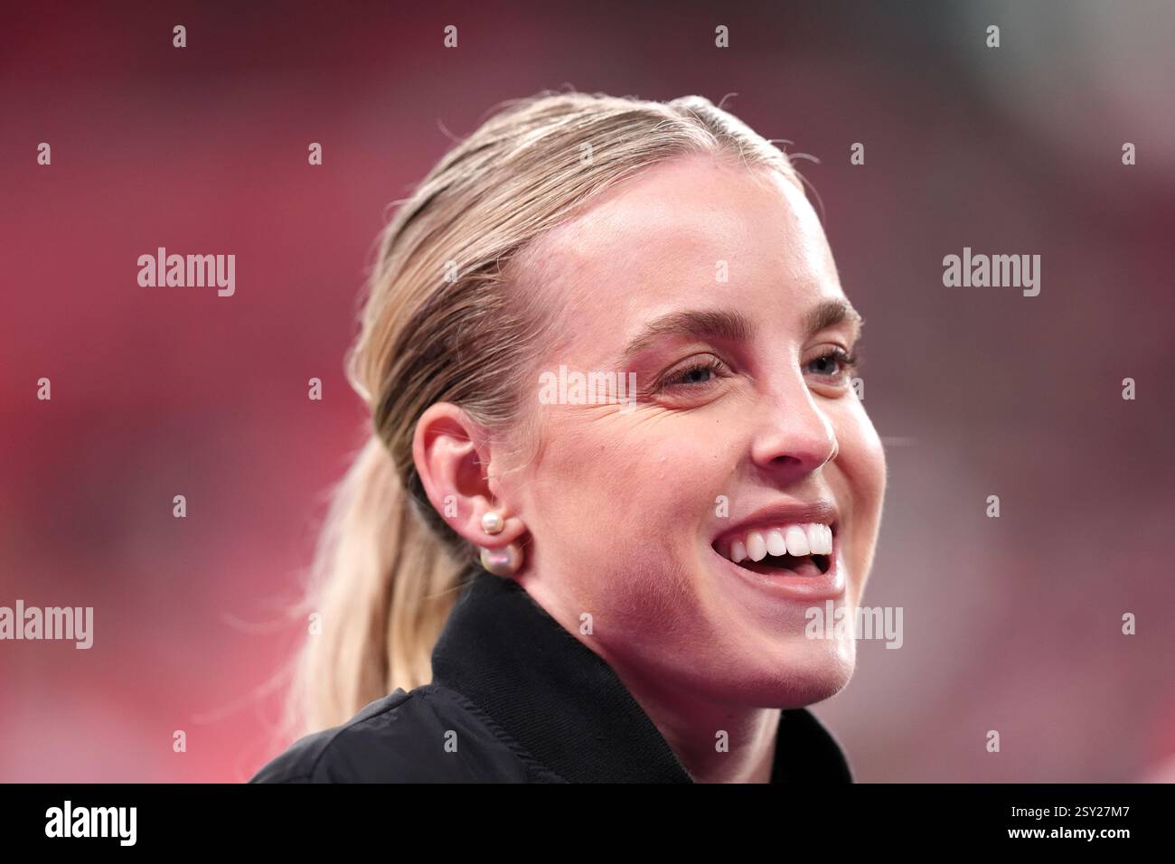 English middle-distance runner and Olympian Keely Hodgkinson before the ...