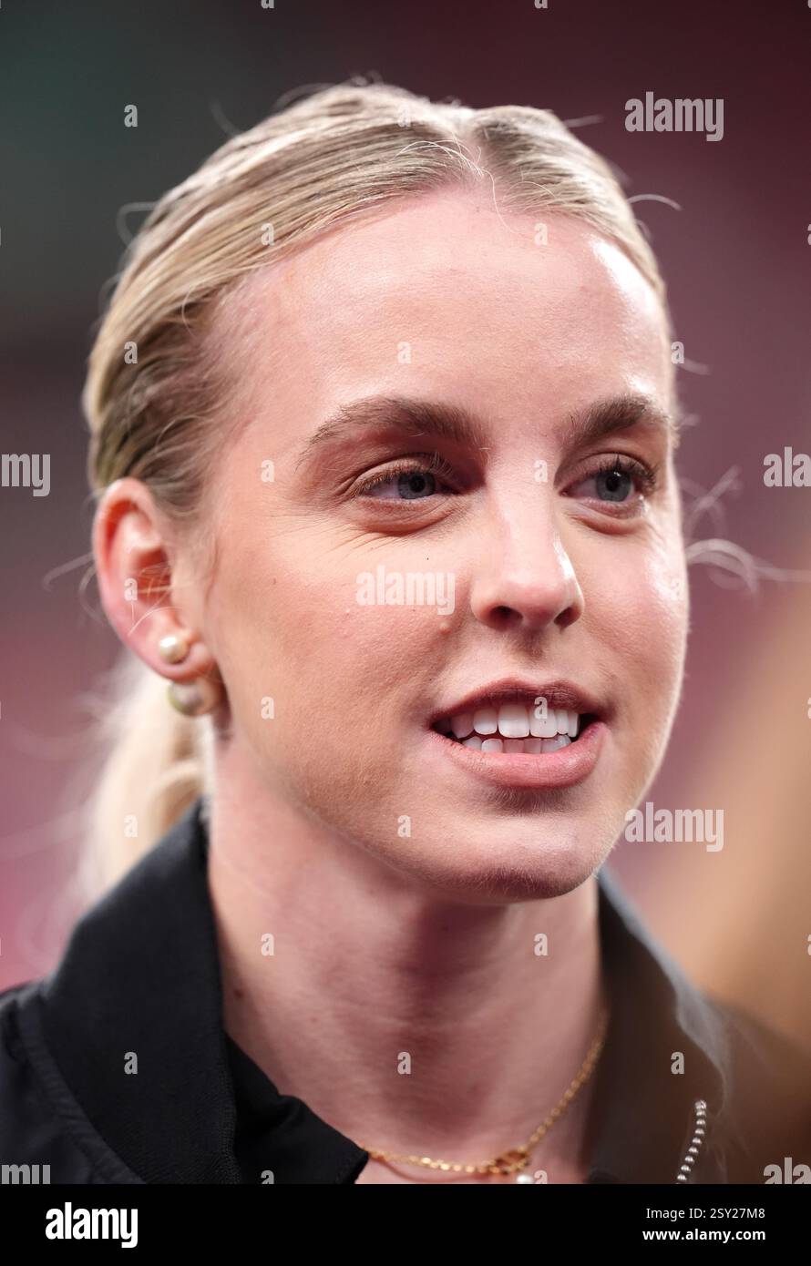English middle-distance runner and Olympian Keely Hodgkinson before the ...
