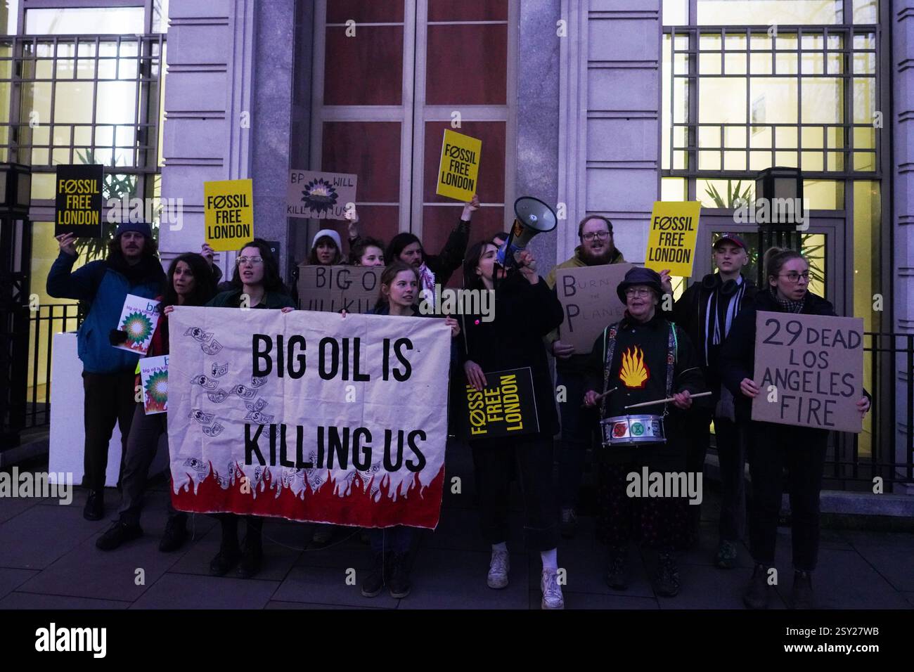 London, United Kingdom. 26th of February 2025. Climate activists from ...