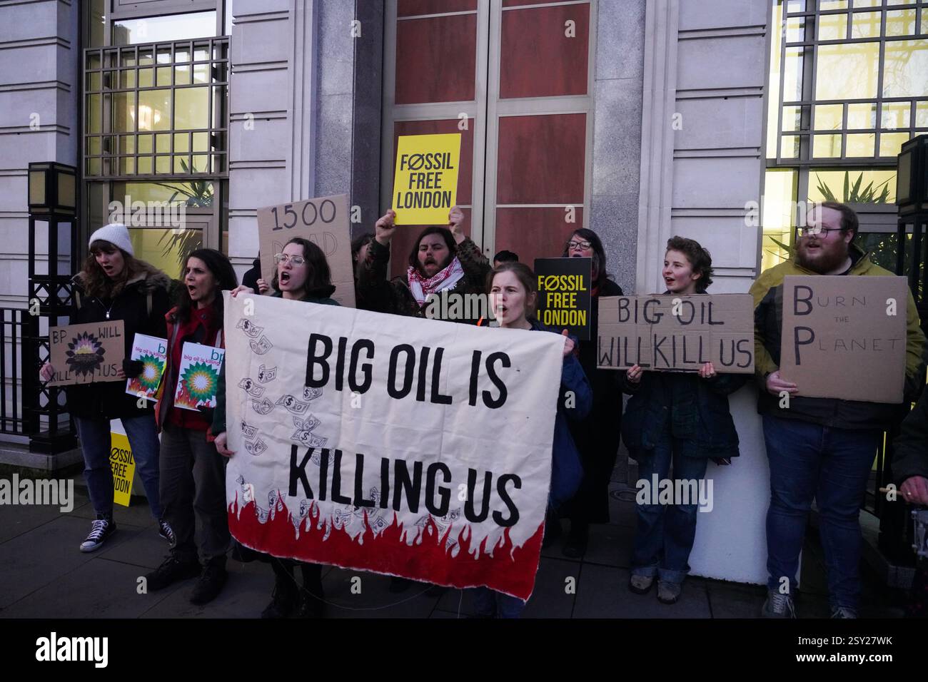 London, United Kingdom. 26th of February 2025. Climate activists from ...