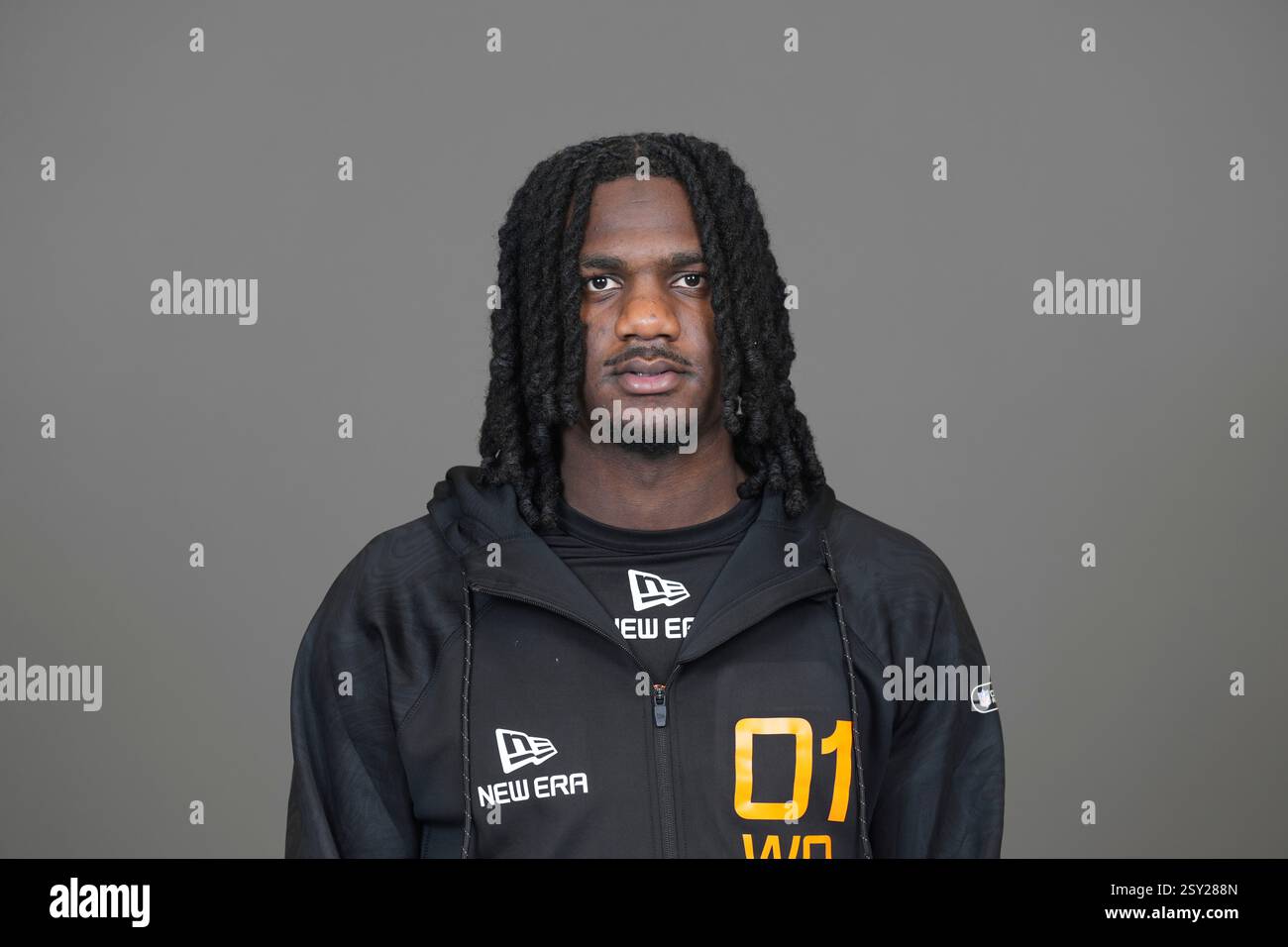 Arkansas wide receiver Andrew Armstrong (WO01) poses for a portrait at ...