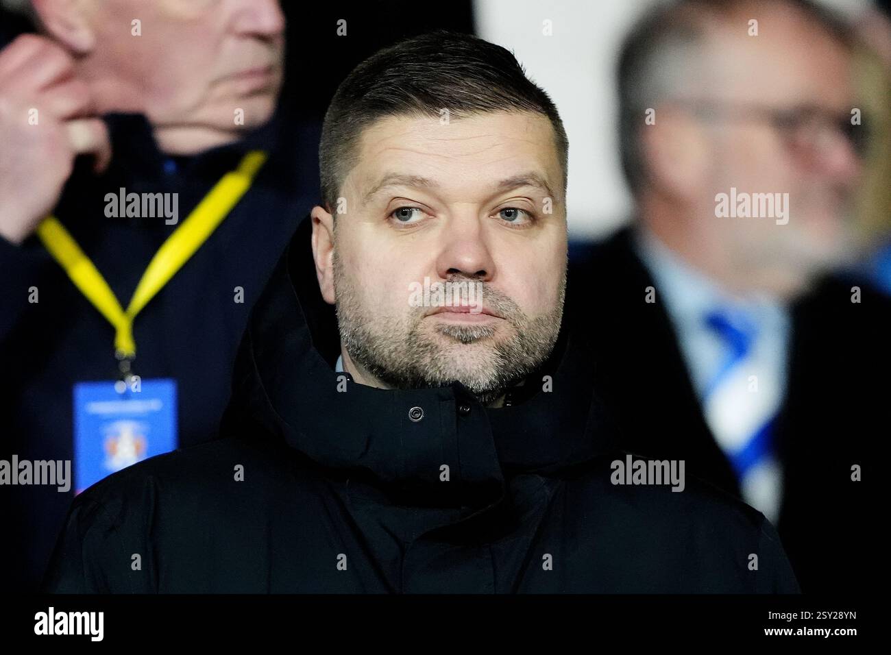 Rangers director of football Nils Koppen in the stands during the ...