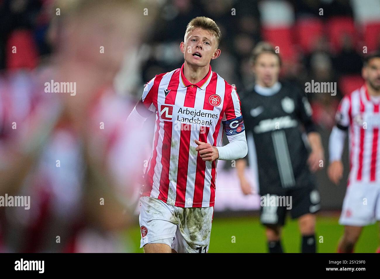 Aalborg, Denmark. 26th Feb, 2025. Superligakampen mellem AaB og FC ...
