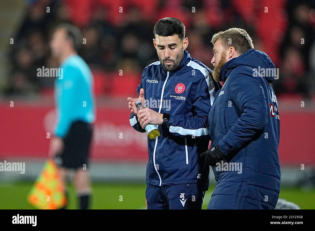 Aalborg, Denmark. 26th Feb, 2025. Superligakampen mellem AaB og FC ...