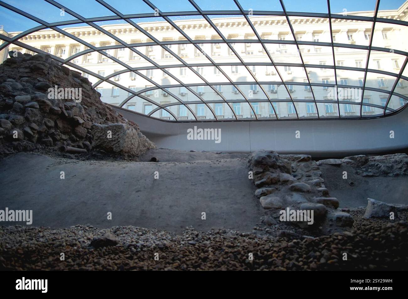 Past and Present – Framing History Through Glass Stock Photo - Alamy