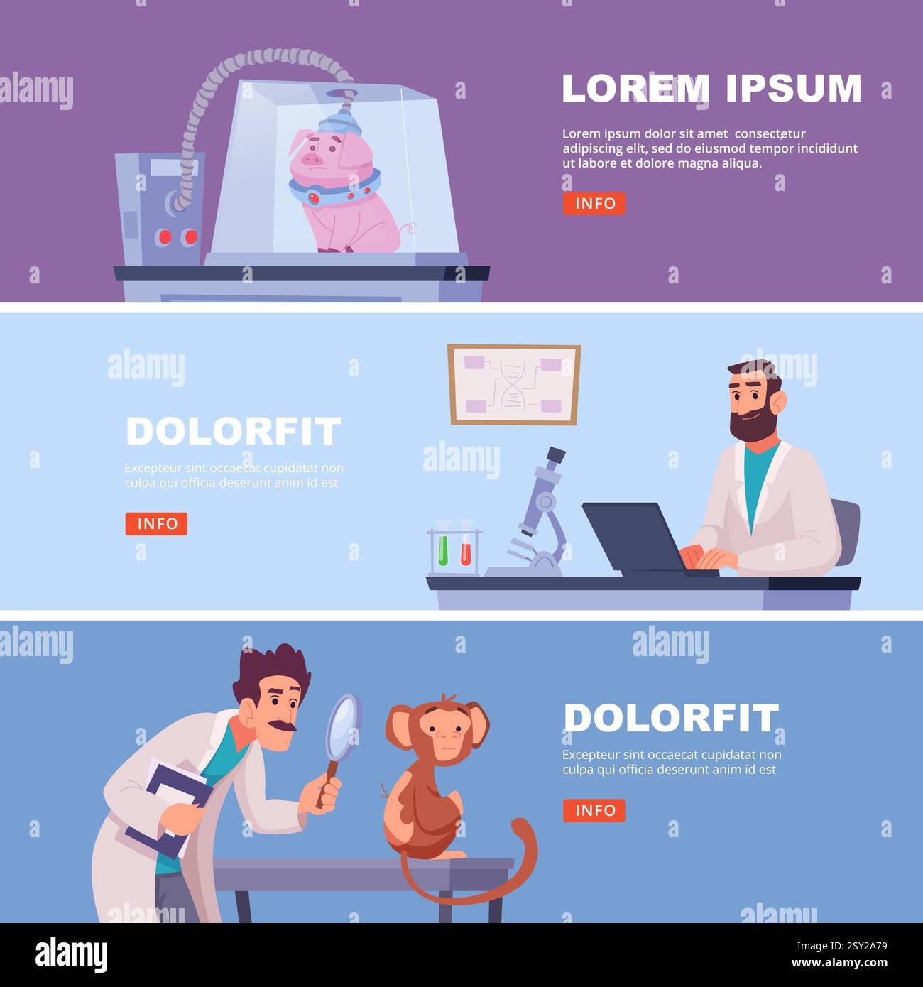 Animal behavior scientist Stock Vector Images - Alamy