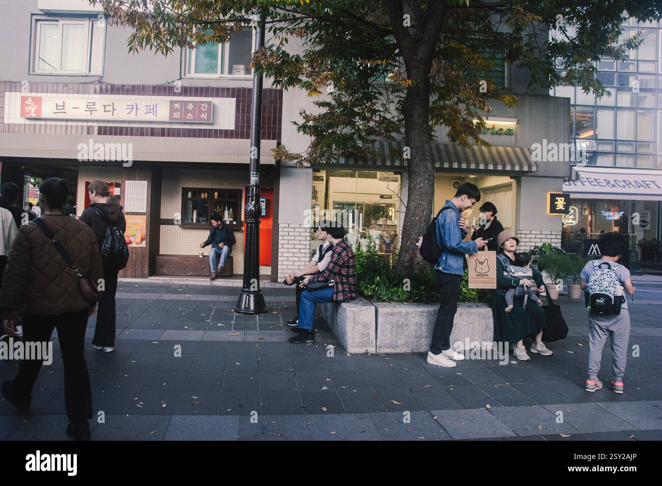 Seoul, South Korea - October 26, 2024: Modern daily life in Seoul ...