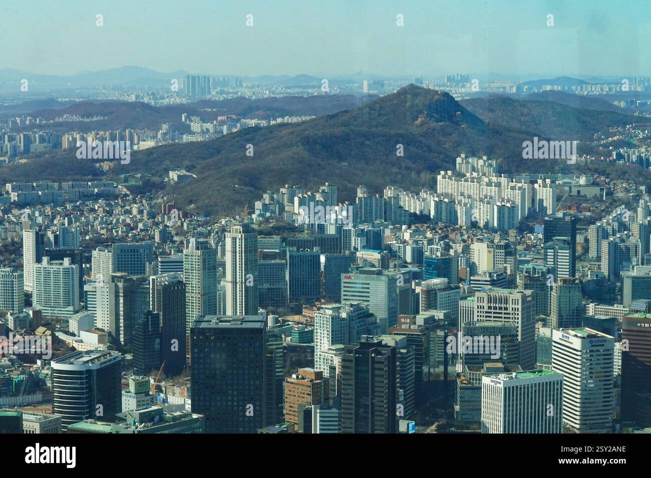 Südkorea, Asien, Seoul Panorama, Hochhäuser, moderne Stadtentwicklung ...