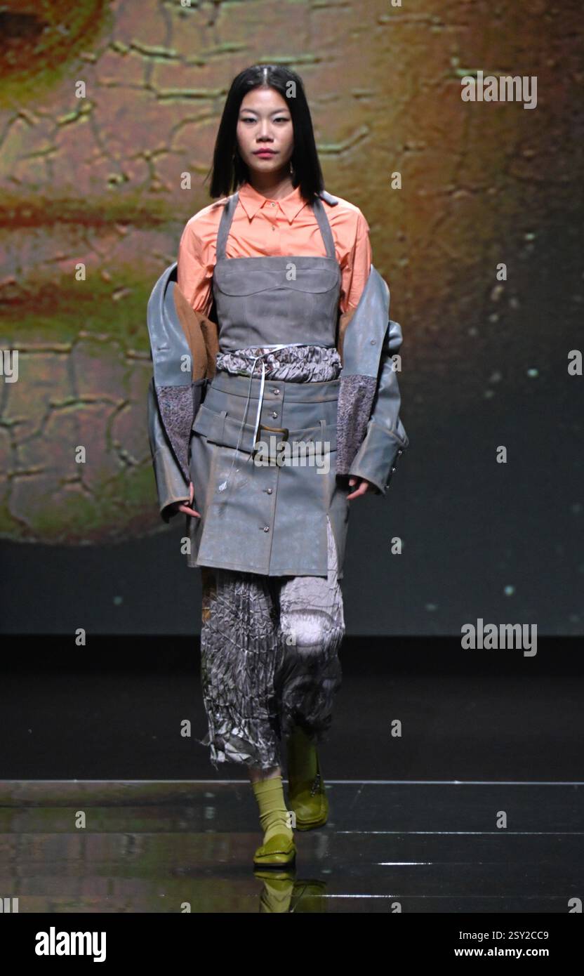 Milan, Italy. 26th Feb, 2025. Milan, Italy Giulia Fall-Winter 2025-2026 ...