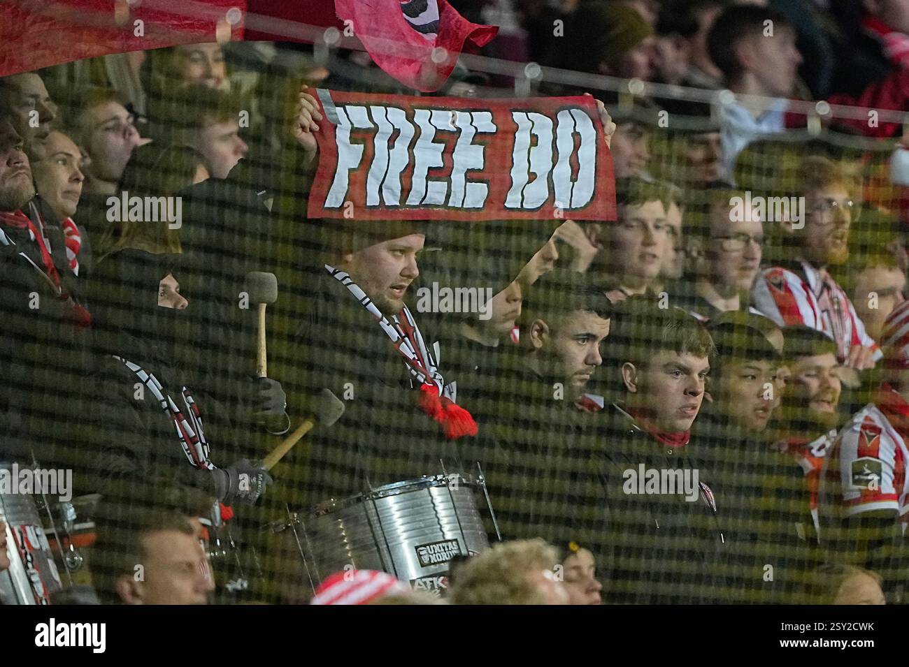 Aalborg, Denmark. 26th Feb, 2025. Superligakampen mellem AaB og FC ...