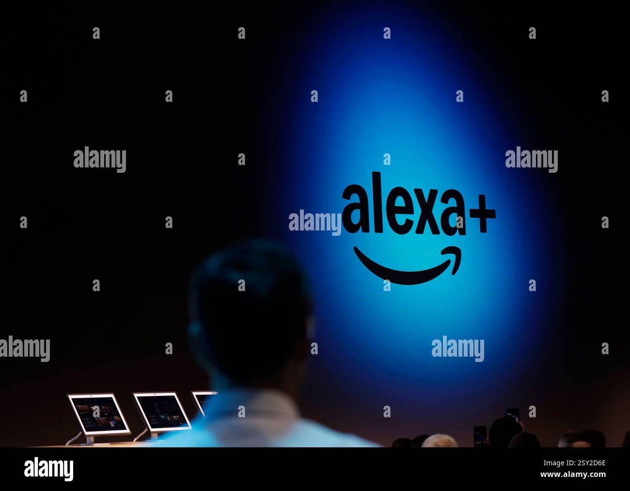 New York, United States. 26th Feb, 2025. The Alexa logo is displayed ...