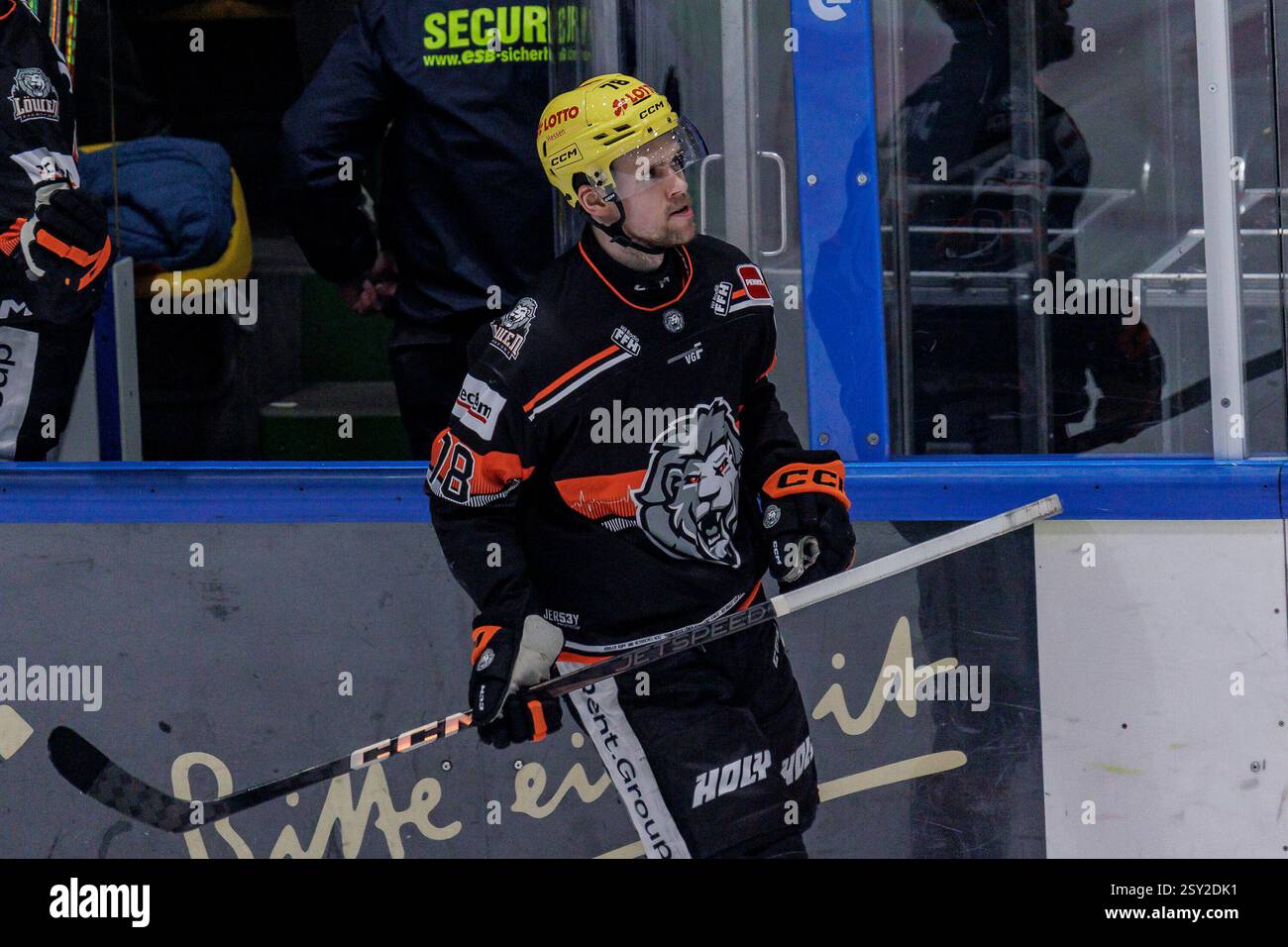 Dominik Bokk (L?wen Frankfurt #78) erzielte das Tor / den Treffer zum 1 ...
