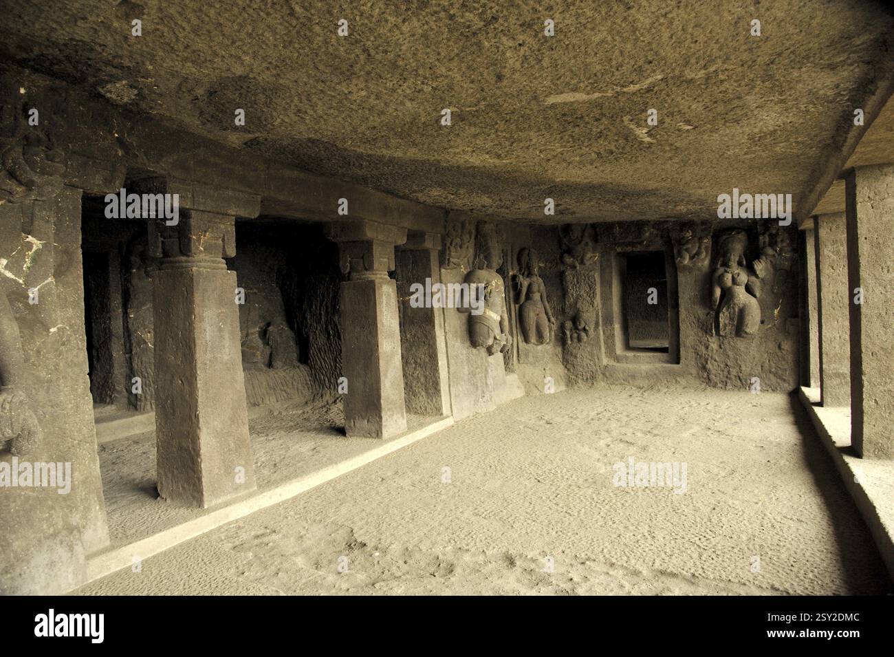 Buddhist Panel Caves in Aurangabad Maharashtra India Stock Photo - Alamy