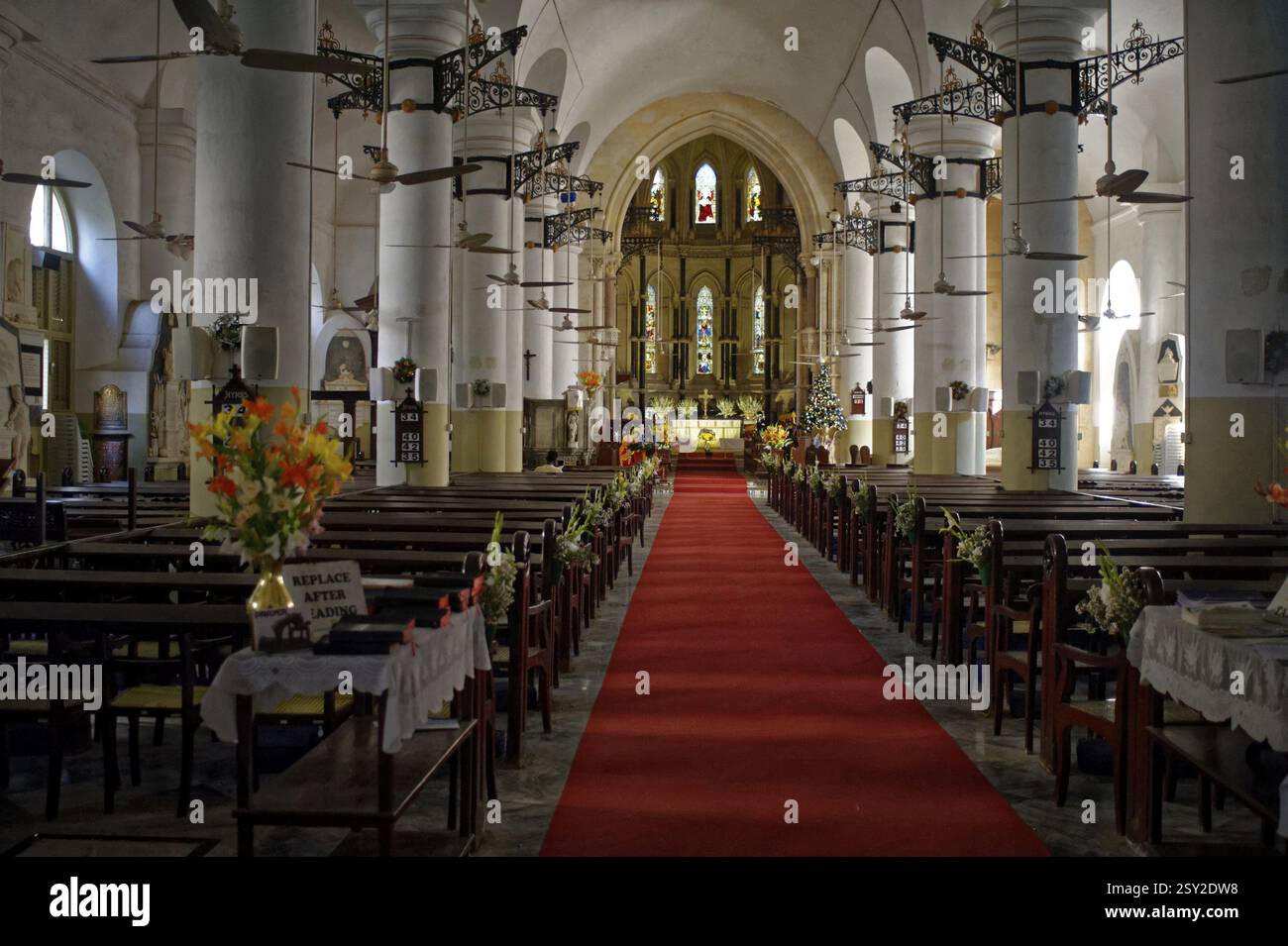 St thomas cathedral, church fort, mumbai, maharashtra, india, asia ...