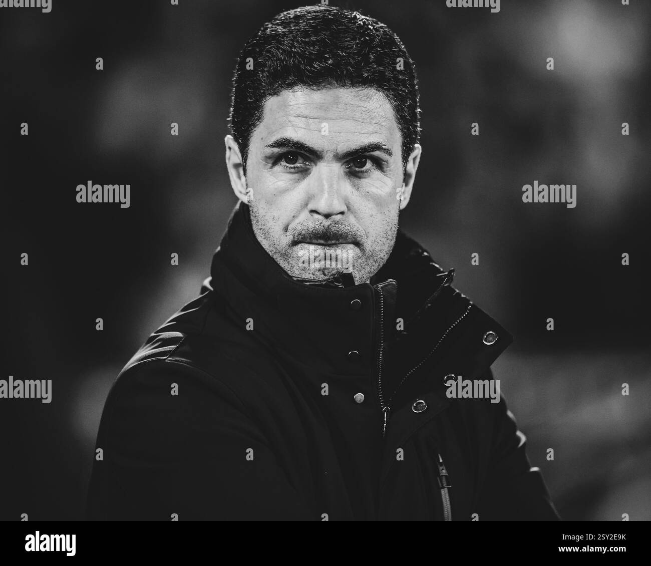during premier league Black and White Stock Photos & Images - Alamy