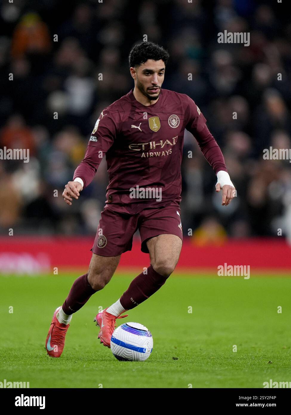 Manchester City's Omar Marmoush during the Premier League match at ...