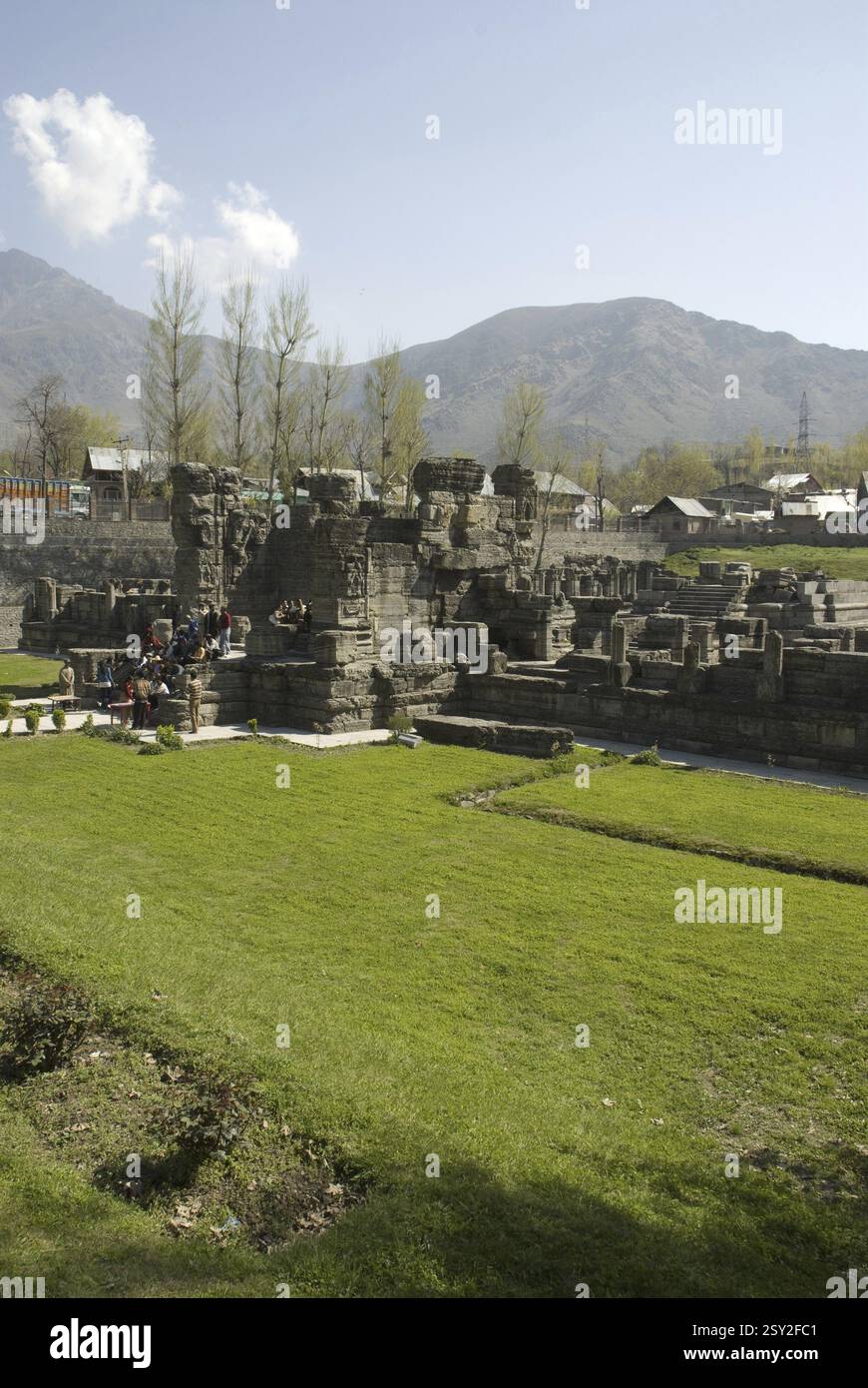 Ruin of avanti swamy temple at avantipur jammu & Kashmir India Stock ...