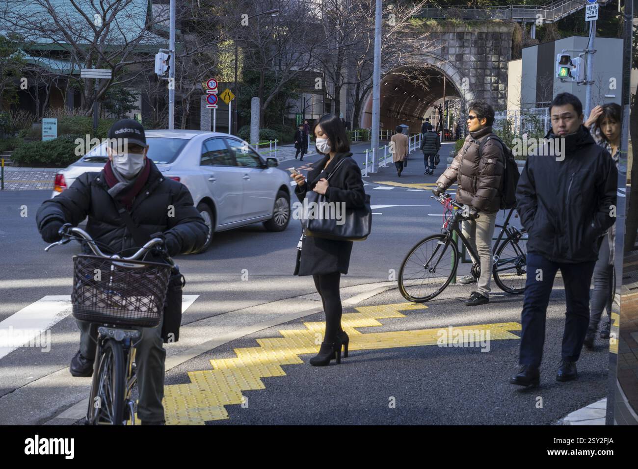 Suburban street corner, tokyo, japan Stock Photo - Alamy