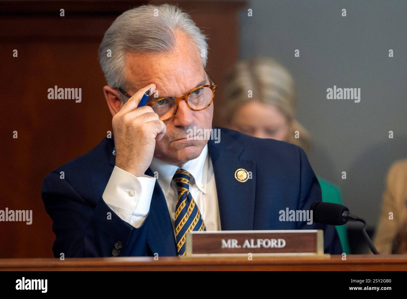 Rep. Mark Alford, R-Mo., listens to testimony during a hearing of the ...