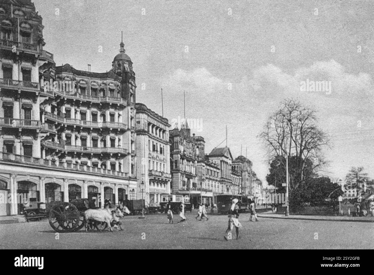 Esplanade, calcutta, west bengal, india, asia Stock Photo - Alamy