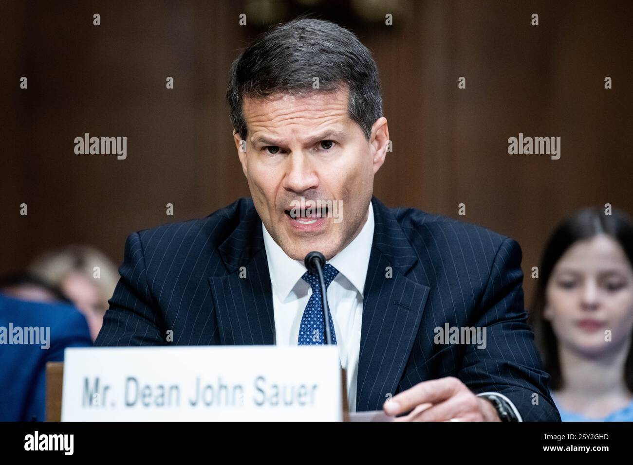 Washington, United States. 26th Feb, 2025. Dean Sauer, nominee to be ...