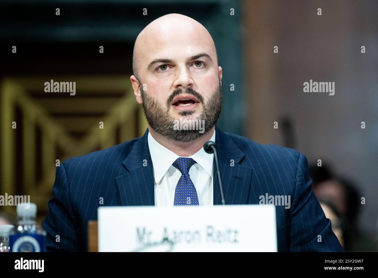 Washington, United States. 26th Feb, 2025. Aaron Reitz, nominee to be ...