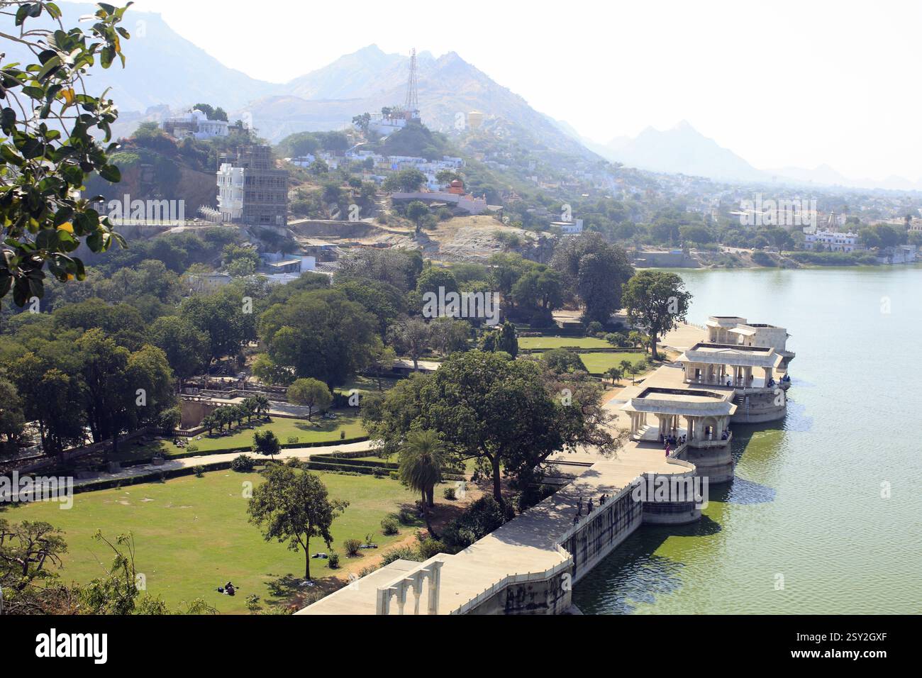 Ana Sagar lake, Ajmer, Rajasthan, India, Asia Stock Photo - Alamy