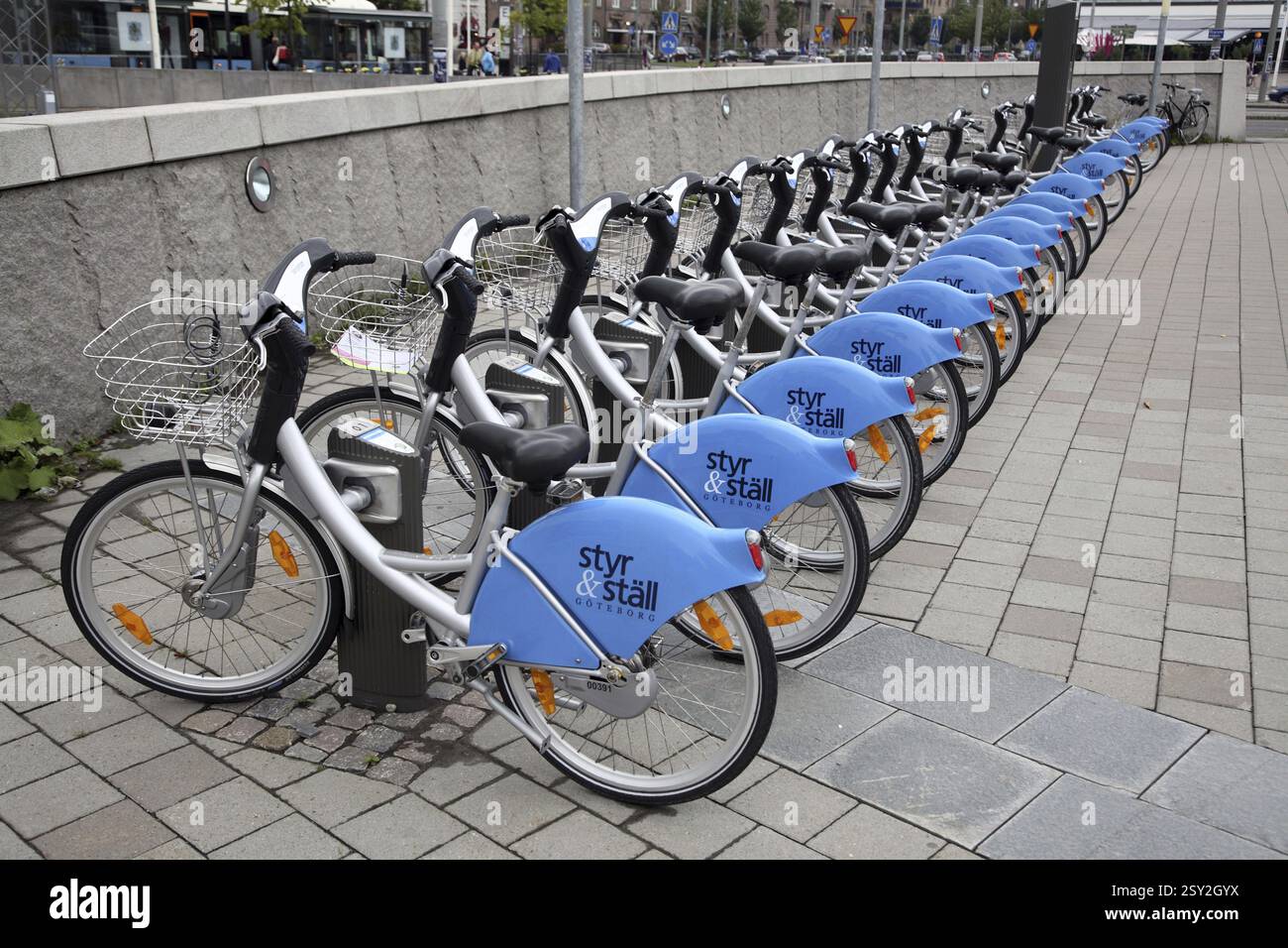 Automated Cycle Stand gothenburg Sweden Europe Stock Photo - Alamy
