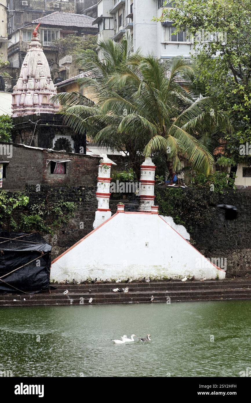 Banganga Tank walkeshwar temple Mumbai Maharashtra India Asia Aug 2012 ...