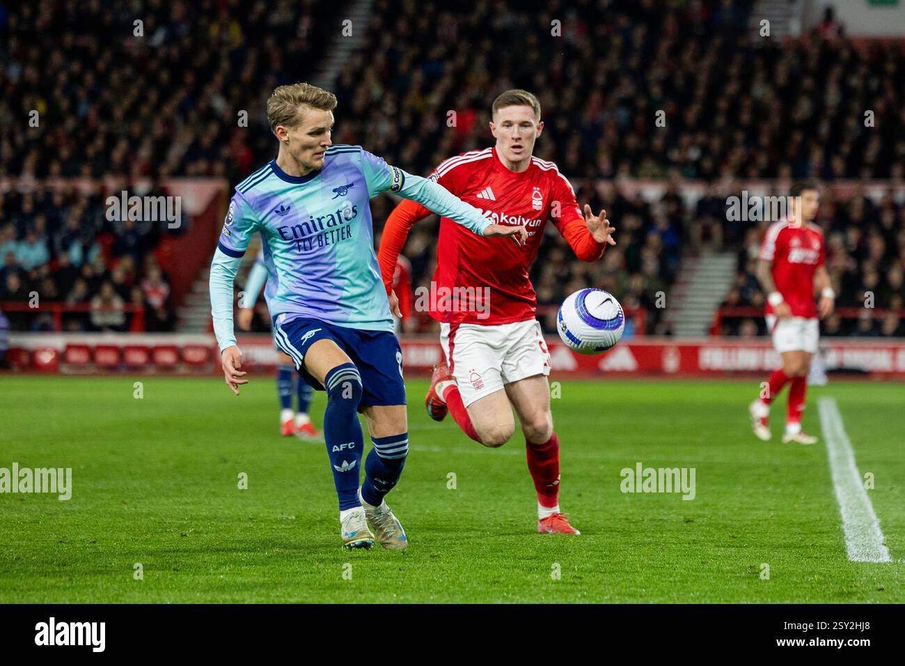 The City Ground, Nottingham, UK. 26th Feb, 2025. Premier League ...
