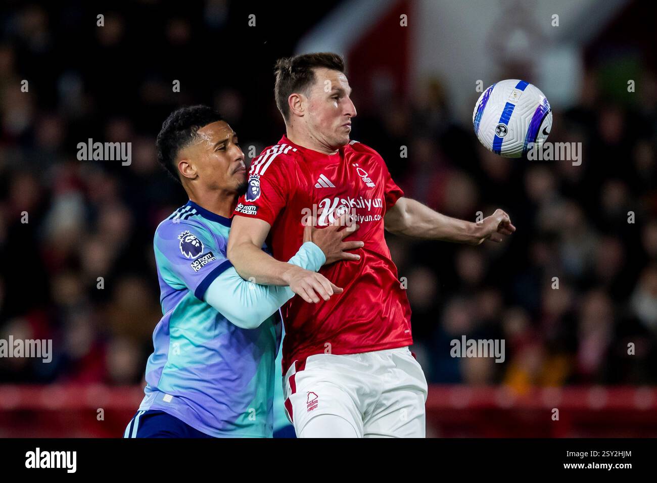 The City Ground, Nottingham, UK. 26th Feb, 2025. Premier League ...
